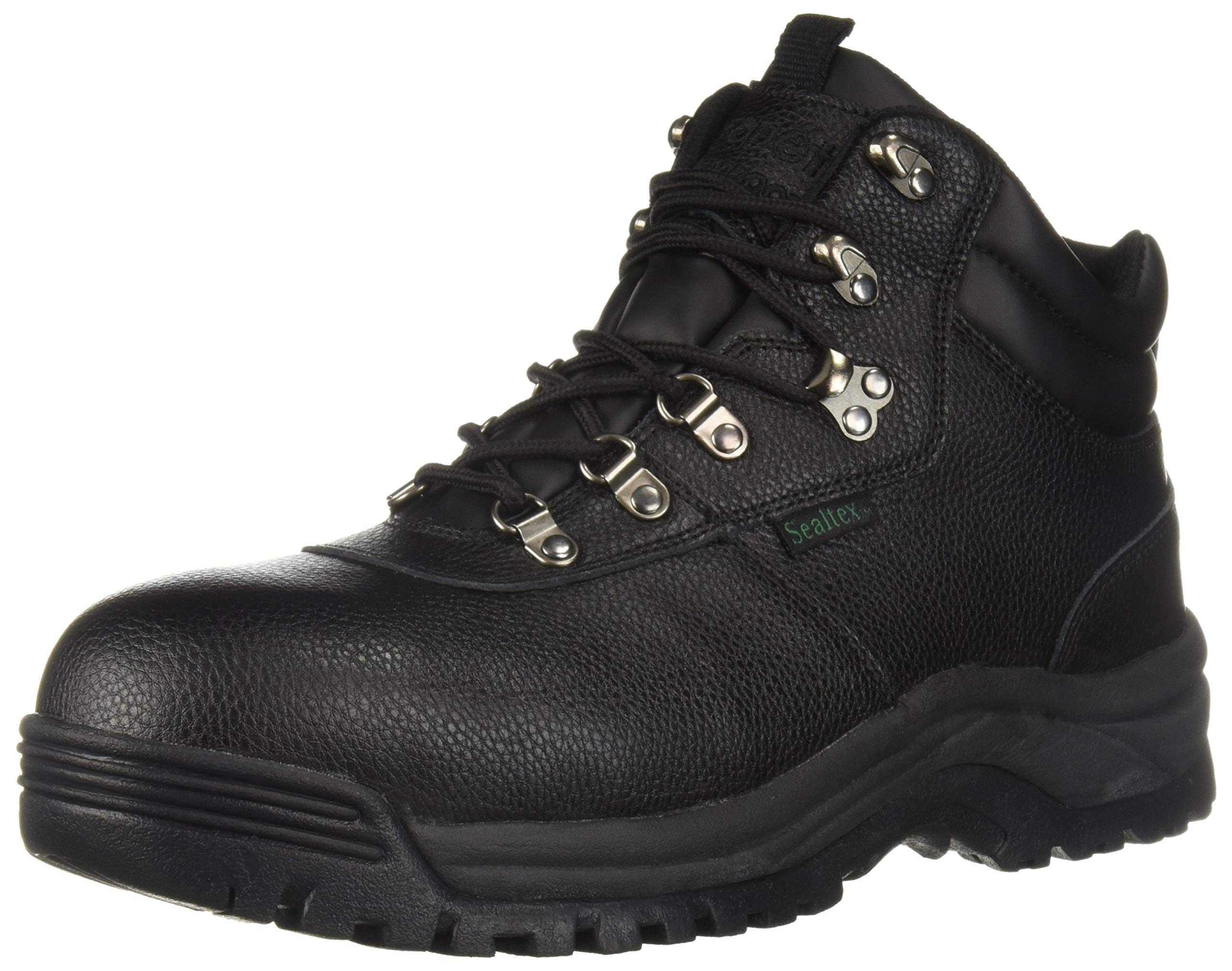 Propét Mens Shield Walker 6 Inch Waterproof Composite Toe Work Safety Shoes Casual - Black - Size 10 D