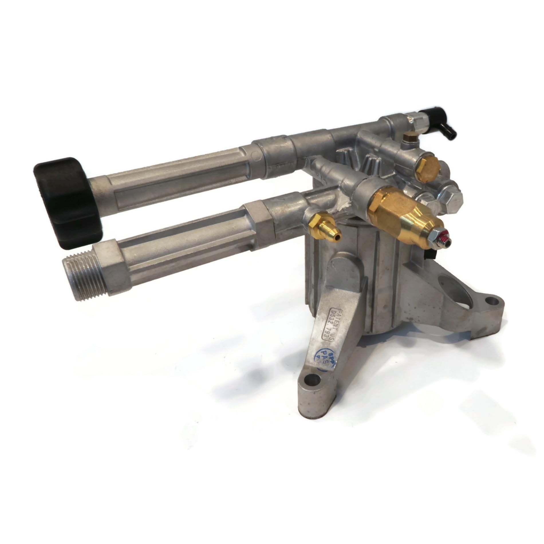 AR Annovi Reverberi RMW22G24-EZ Replacement Right-Handed Pump. 2400 PSI, 2.2 GPM, 166 Max Bar, Easy Start Valve, Thermal Relief Valve. Replacement Residential Pump. Non SX Right-Handed Pump