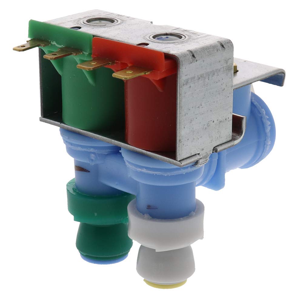 Edgewater Parts 2181730, AP5989758, PS11731255 Replacement Dual Water Valve Kit for Refrigerators with Water Dispenser and Ice Maker. Compatible w/Whirlpool