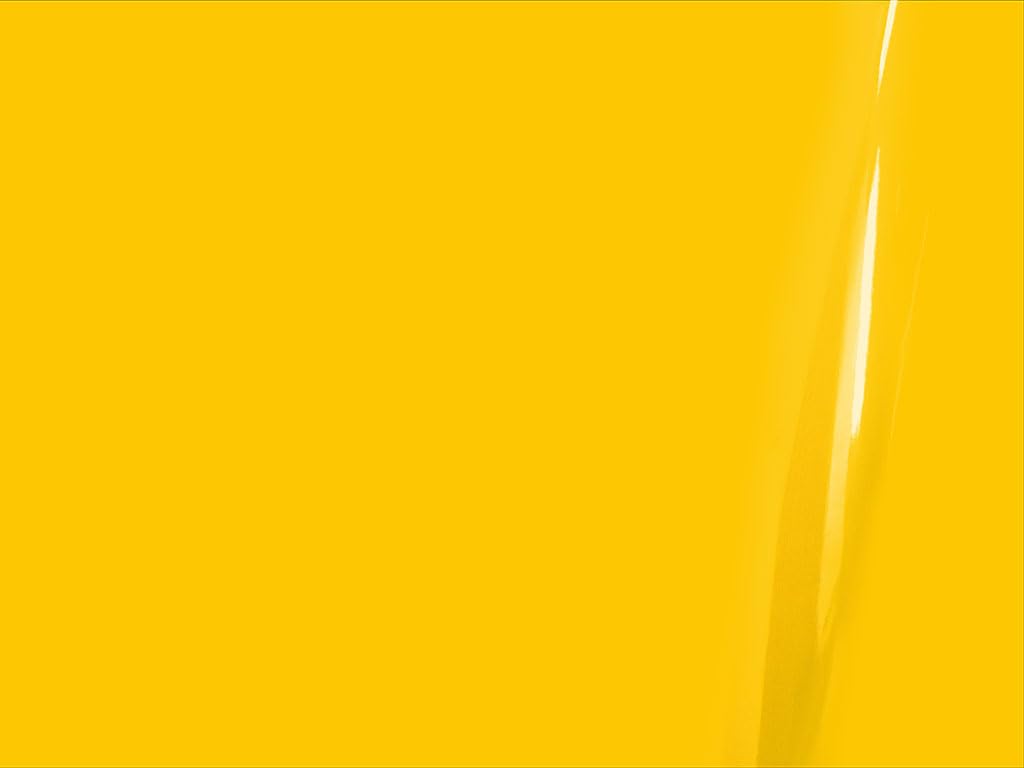 3M 2080 Series G15 Gloss Bright Yellow - 5ft x 1ft - 5sq ft - Dual Cast Thick Vinyl Car Wrapping Film - Vehicle Sheet Roll