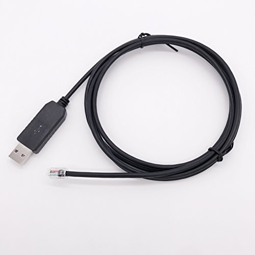 Meade 505 Telescope to PC Cable CP2102 USB RS232 to 4P4C RJ10 Adapter Control Console Cable for Mead 505 Telescope (16.4FT, for Meade)