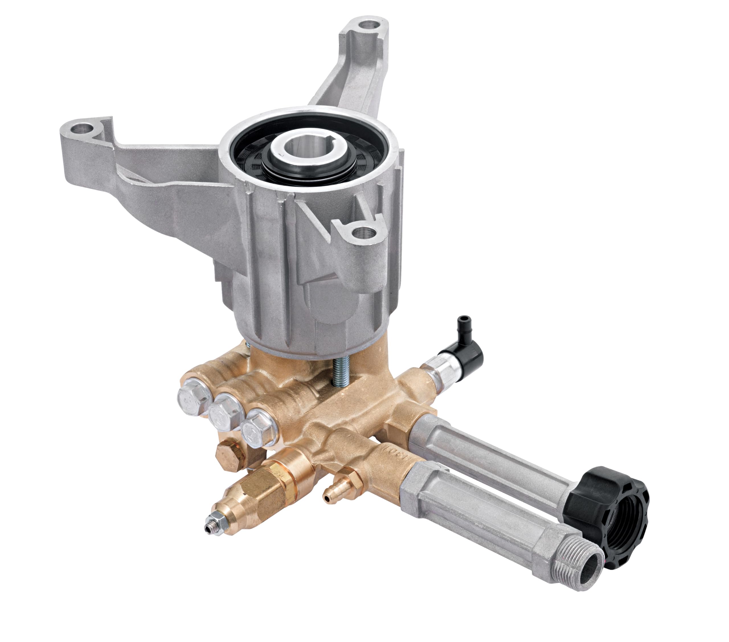 AR Annovi Reverberi RMW25G28-EZ Replacement Right-Handed Pump. 2800 PSI, 2.5 GPM, 193 Max Bar, Easy Start Valve, Thermal Relief Valve. Replacement Residential Pump. Non SX Right-Handed Pump.