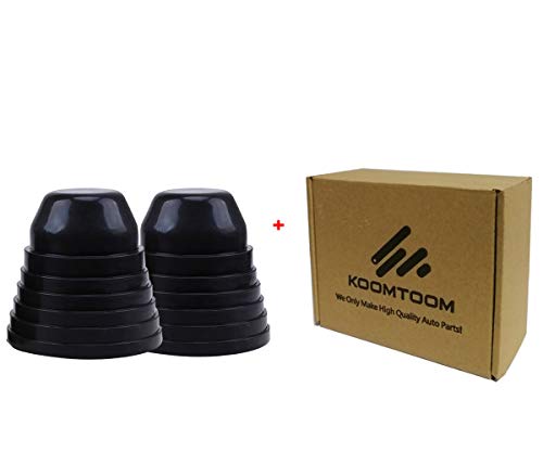KOOMTOOM LED Headlight Dust Cover Rubber Seal Cap LED Xenon Flexible Car Headlight Dustproof Housing Shell Cap 75mm 80mm 85mm 90mm 95mm 100mm, 2 Pack