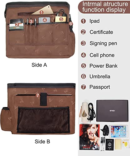 Chomeiu USB Laptop Tote Bag, Woman 15.6 inch Laptop Organizer Bag Teacher Work Purse (Black)