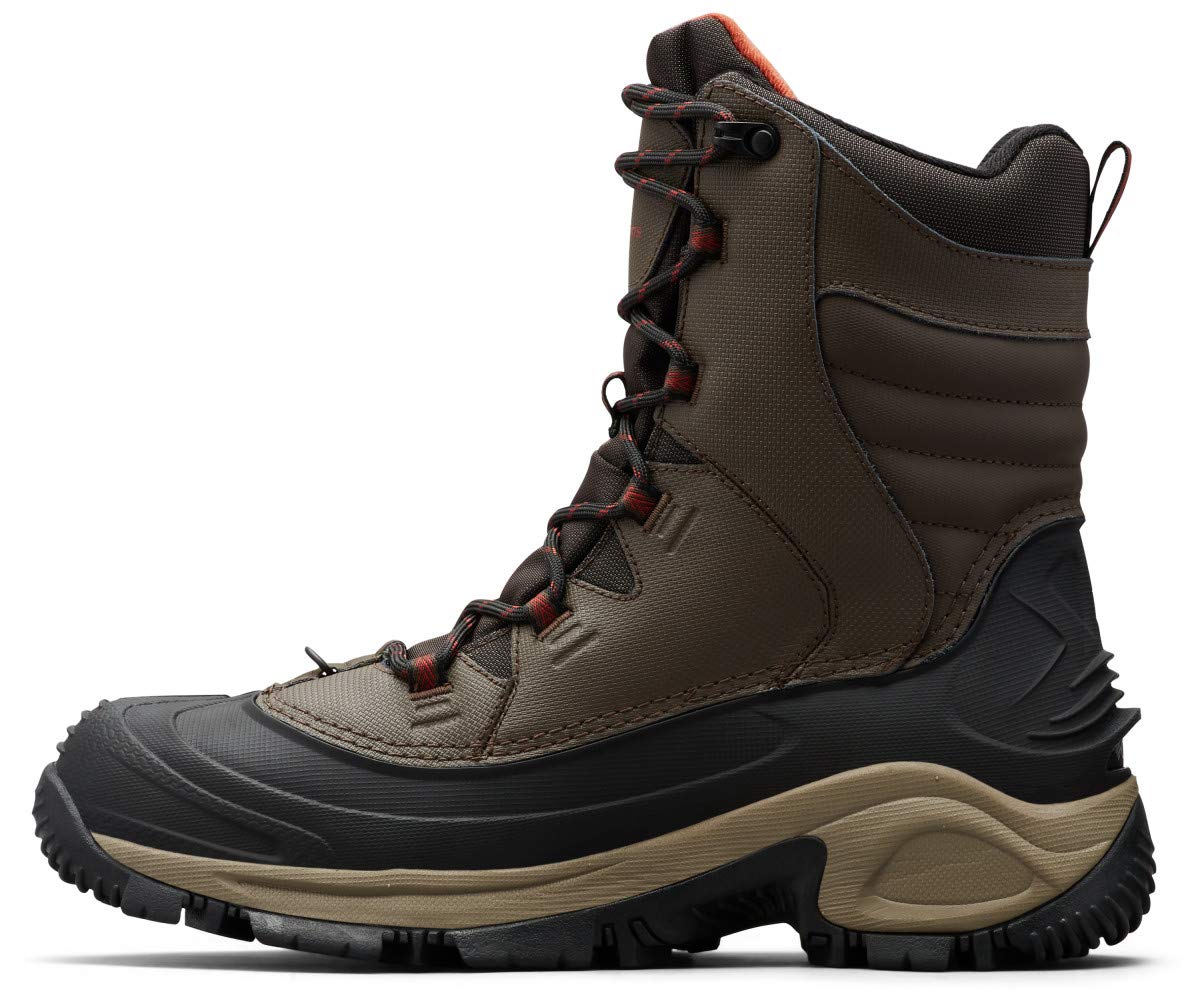 Columbia Men's Bugaboot II Snow Boot, Cordovan/Rusty, 10 Regular US