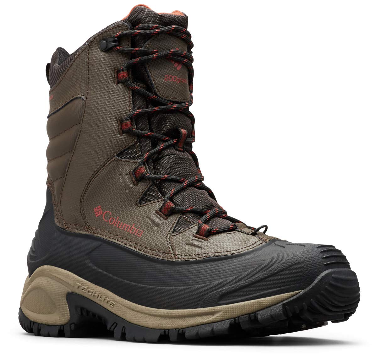 Columbia Men's Bugaboot II Snow Boot, Cordovan/Rusty, 10 Regular US