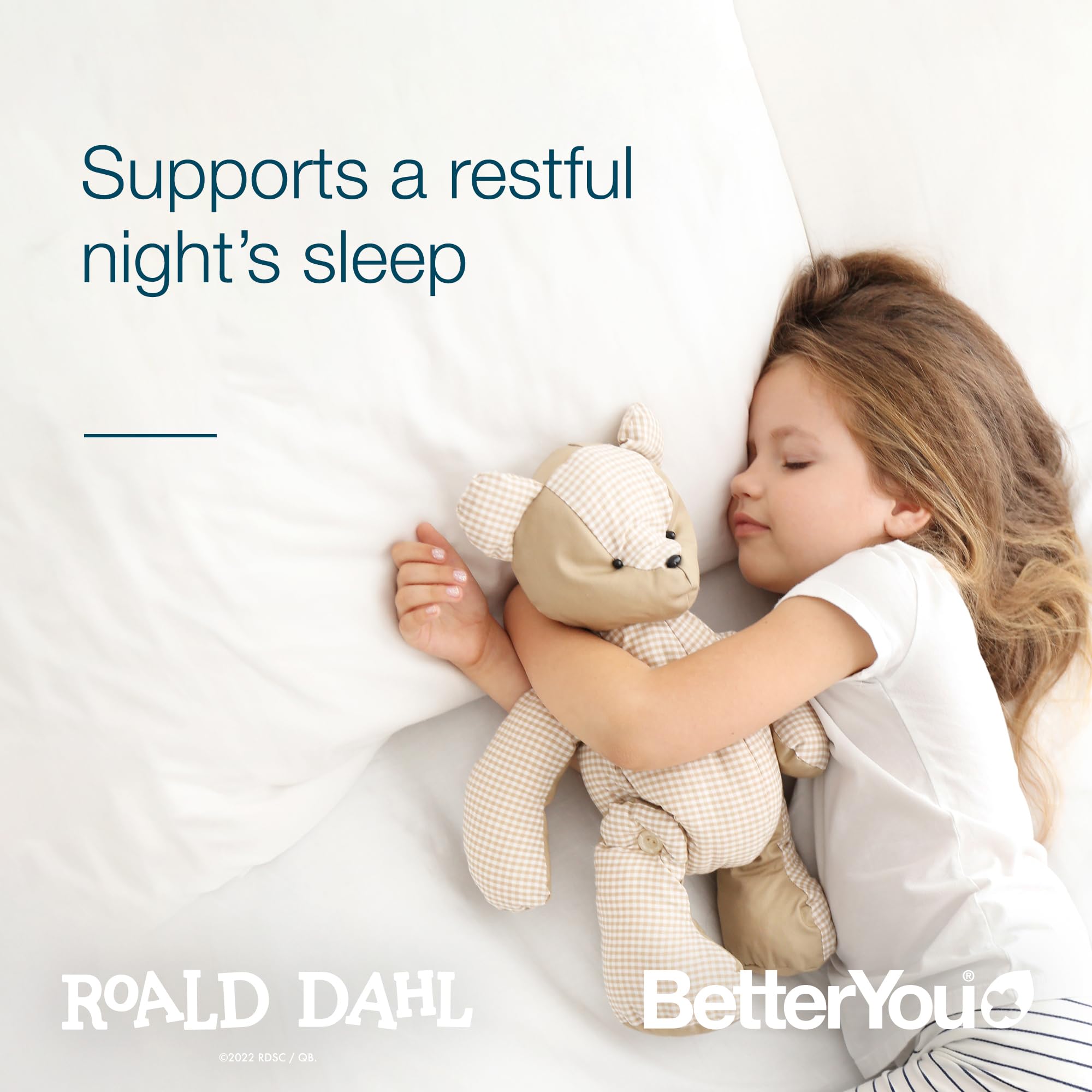 BetterYou Magnesium Sleep Body Lotion - Relaxing Kids Body Lotion - Magnesium Cream WIth Lavender And Chamomile - For Children One And Up - 4.56 oz