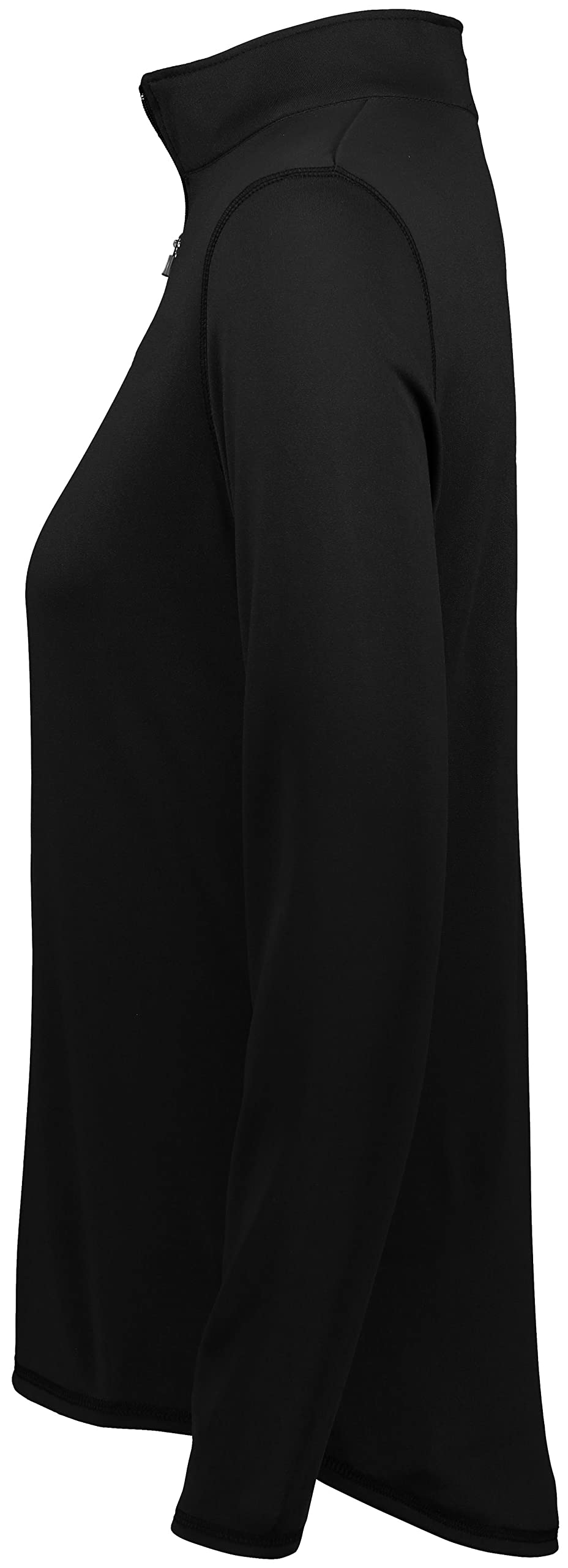 Augusta Sportswear Ladies Attain Wicking 1/4 Zip Pullover - Women's Running Long Sleeve Jacket with Sun Protection, Black, Medium