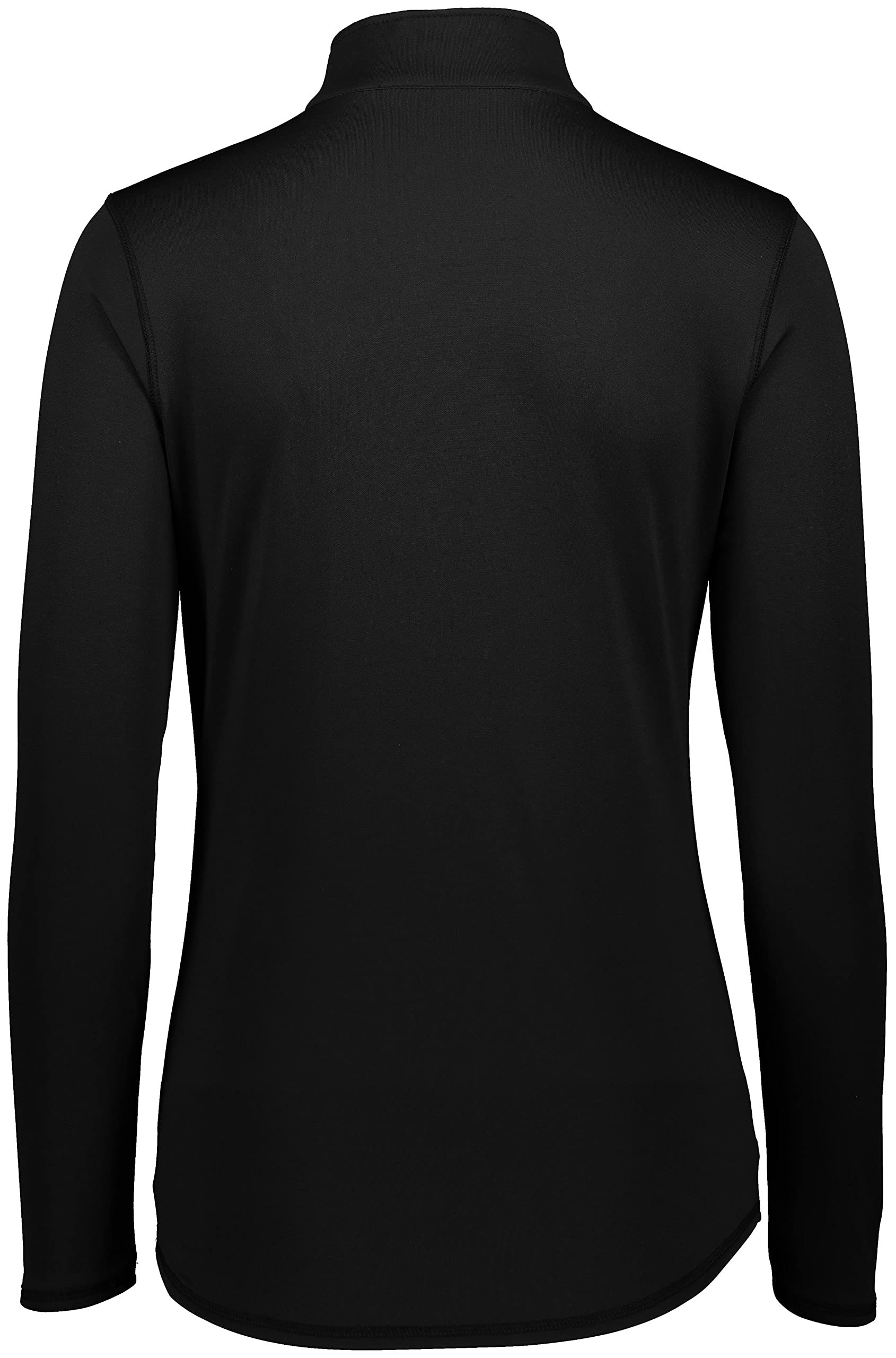 Augusta Sportswear Ladies Attain Wicking 1/4 Zip Pullover - Women's Running Long Sleeve Jacket with Sun Protection, Black, Medium
