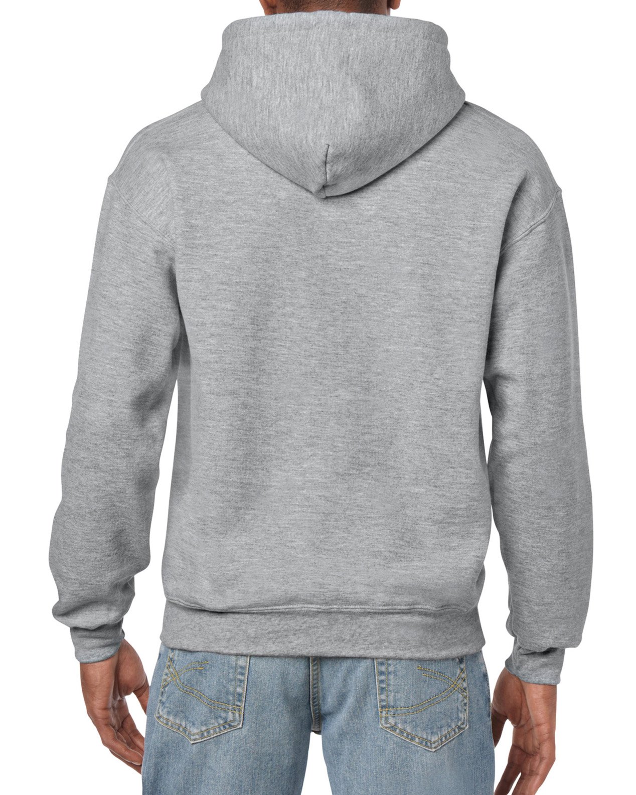 Gildan Blank Hoodie - Hooded Sweatshirt - Unisex Style 18500 Adult Pullover Military Green