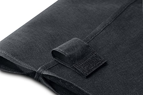 Shopping Cart Liner - 18" X 15" X 24" - Square Bottom Fits Snugly Into a Standard Shopping Cart. Cover and Adjustable Straps for Easy and Secure Attachment. Made from Waterproof Material, Black