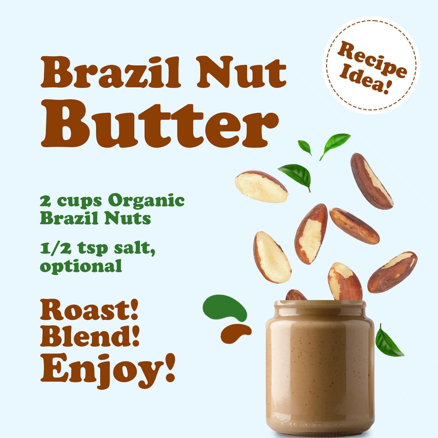 Food to Live - Organic Brazil Nuts, 1 Pound – Non-GMO, Raw, Whole, No Shell, Unsalted, Kosher, Vegan, Keto, Paleo Friendly, Bulk, Rich in Selenium
