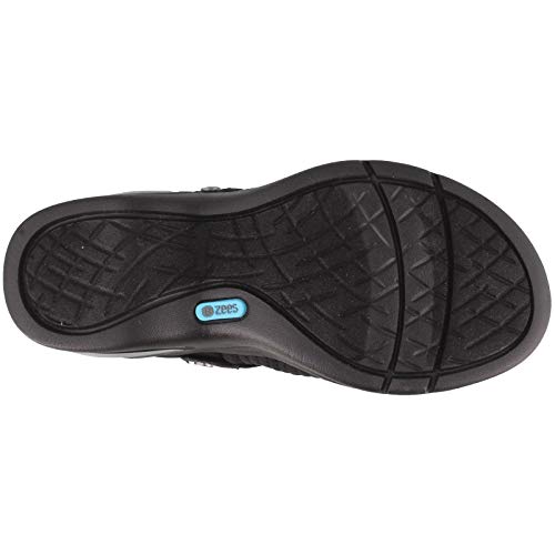 Bzees Women's Kitty Shoe, black oversized geo print, 8 M US