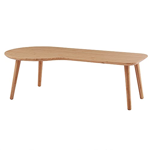CENZEN Bamboo Coffee Table for Living Room Unique Coffee Tables Low Japanese Style Table for Sitting on The Floor Accent Furniture