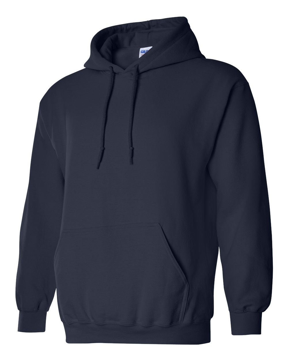 Gildan Blank Hoodie - Hooded Sweatshirt - Unisex Style 18500 Adult Pullover Navy