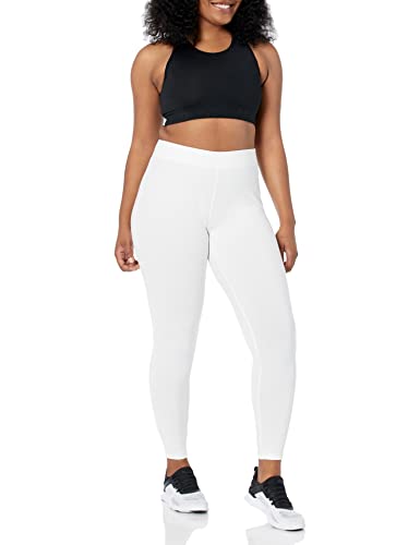 Amazon Essentials Soft Leggings for Women, White Color, Small