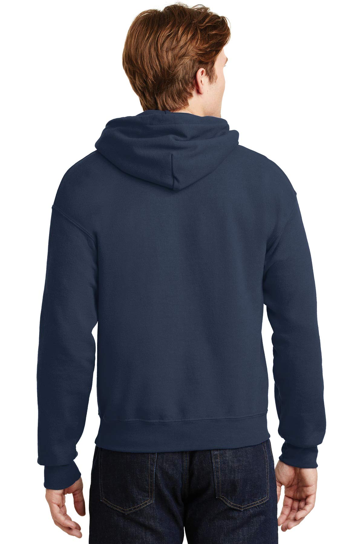 Gildan Blank Hoodie - Hooded Sweatshirt - Unisex Style 18500 Adult Pullover Navy