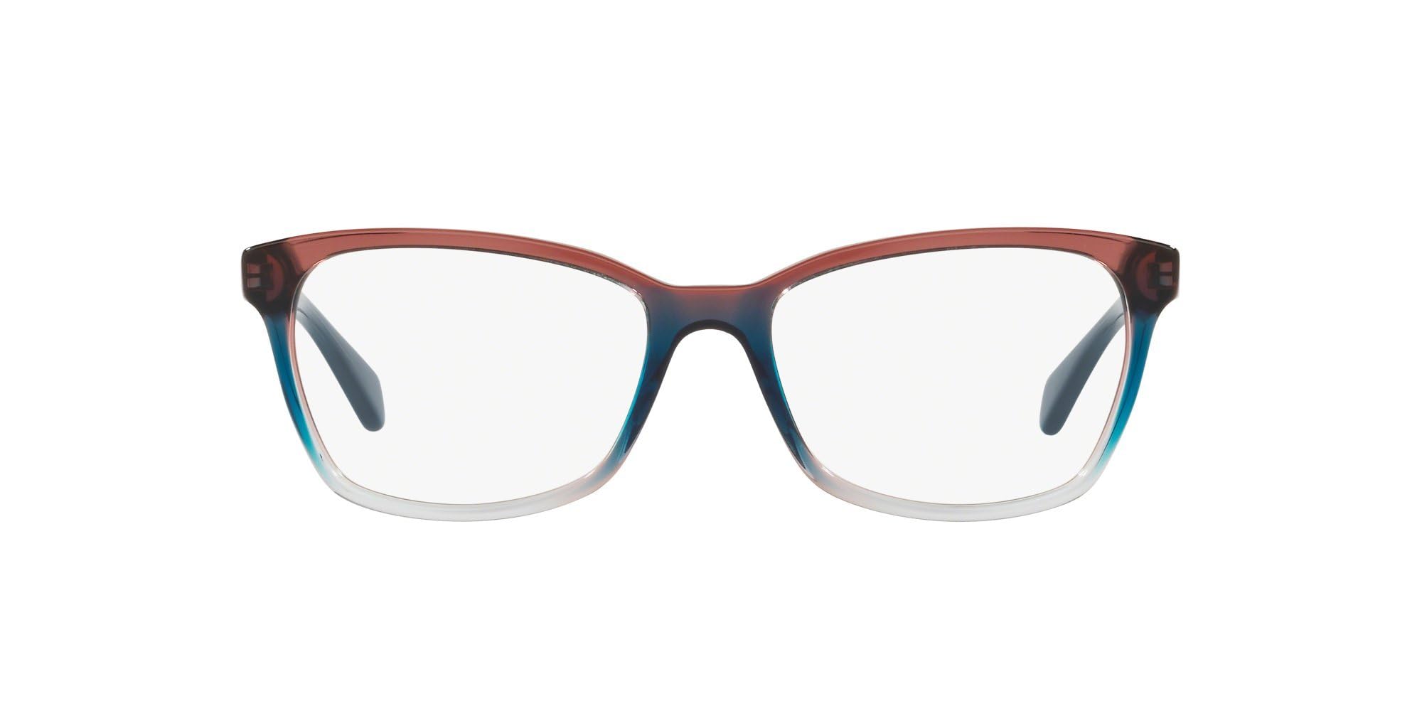 Ray-Ban RX5362 Square Prescription Eyeglass Frames, Blue/Red/Light Blue Gradient/Demo Lens, 52 mm