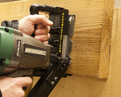 Hang Em Fast Easy Joist Hanging Tool - Hang Man Tool - 2x4 2x6 2x8 2x10 2x12 Metal Joist Hanger - Light Weight Durable Ergonomic Design