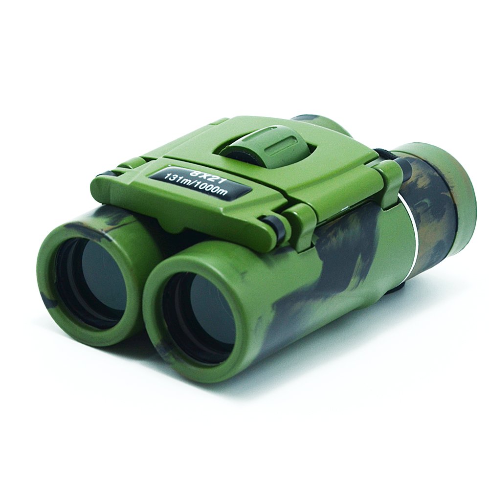 Mini Compact Kids Binoculars 8x21 Binoculars for Kids Telescope Toys for 3-12 Years Boys Girls Binoculars for Kids Gift Kids Binoculars for Bird Watching, Hunting, Outdoor Games, Spy Camping Gear
