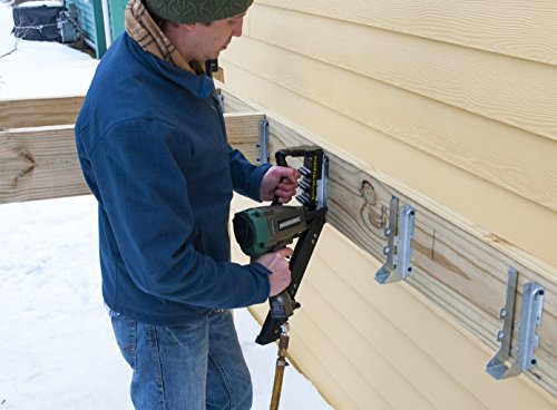 Hang Em Fast Easy Joist Hanging Tool - Hang Man Tool - 2x4 2x6 2x8 2x10 2x12 Metal Joist Hanger - Light Weight Durable Ergonomic Design