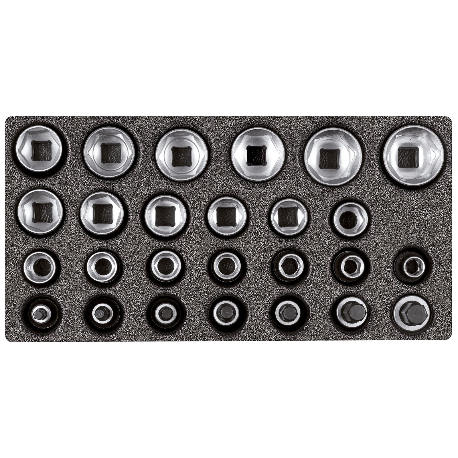 GEDORE RED Socket set 1/2 2/6 CT-module 26pcs (R22150009)