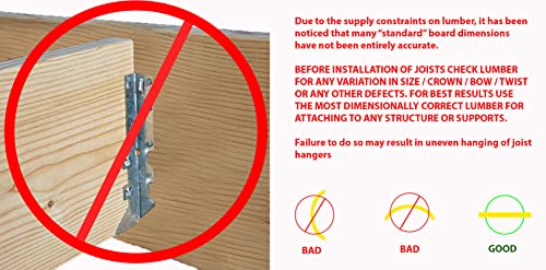 Hang Em Fast Easy Joist Hanging Tool - Hang Man Tool - 2x4 2x6 2x8 2x10 2x12 Metal Joist Hanger - Light Weight Durable Ergonomic Design