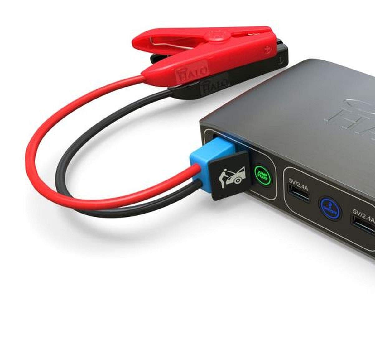 HALO Bolt Mini Jumper Cables for HALO Bolt 57720, HALO Bolt ACDC 58830, HALO Bolt ACDC Wireless, and HALO Bolt Air Compact Portable Car Jump Starter Emergency Kit