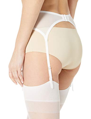 Maidenform Women's Extra Sexy Lace Garter Belt DM1124, White, X-Large