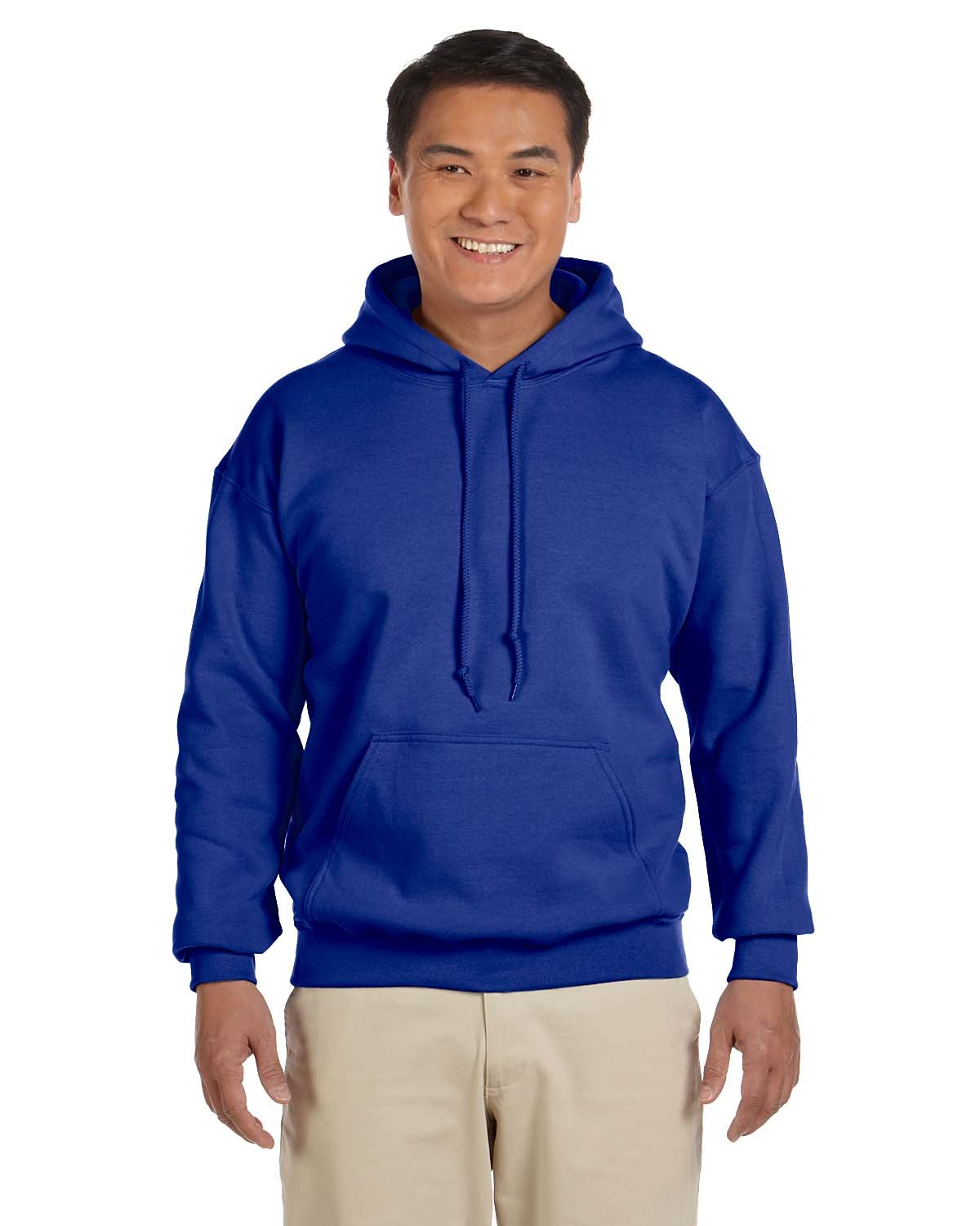 Gildan Blank Hoodie - Hooded Sweatshirt - Unisex Style 18500 Adult Pullover Royal Blue