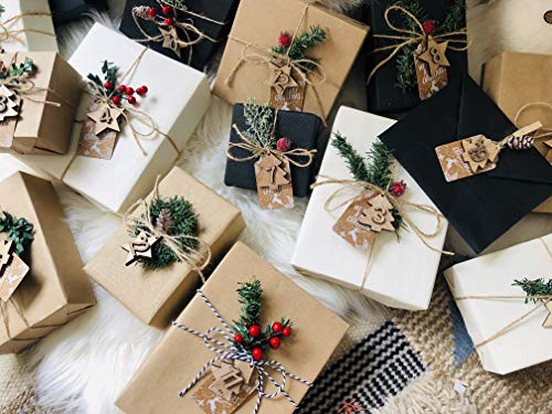 RUSPEPA Black Kraft Paper Roll - 12 inches x 100 feet - Recyclable Paper Perfect for for Crafts, Art,Small Wrapping, Packing, Postal, Shipping, Dunnage & Parcel