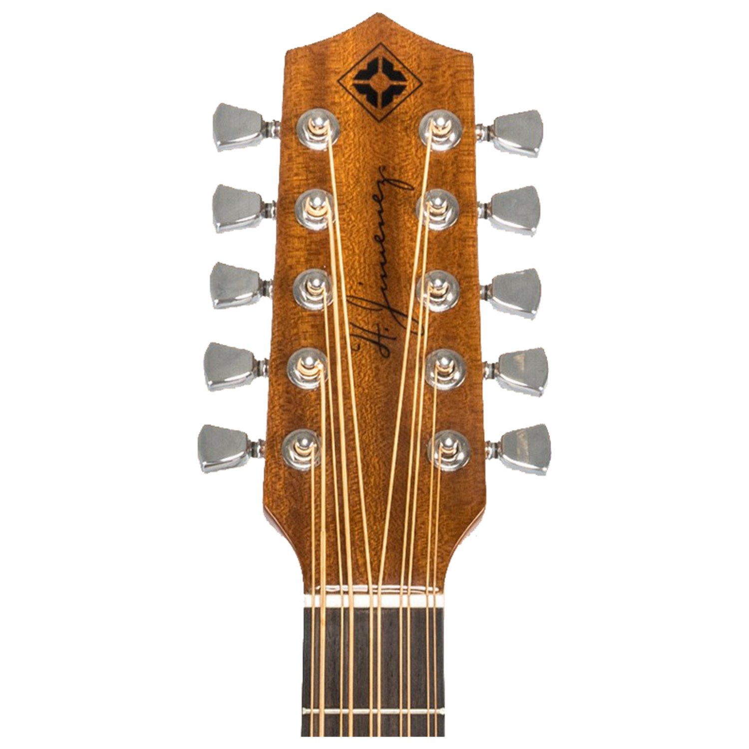 H Jimenez Bajo Quinto LBQ1EBF Black Flame Maple Acoustic Electric w/Gig Bag, Cl
