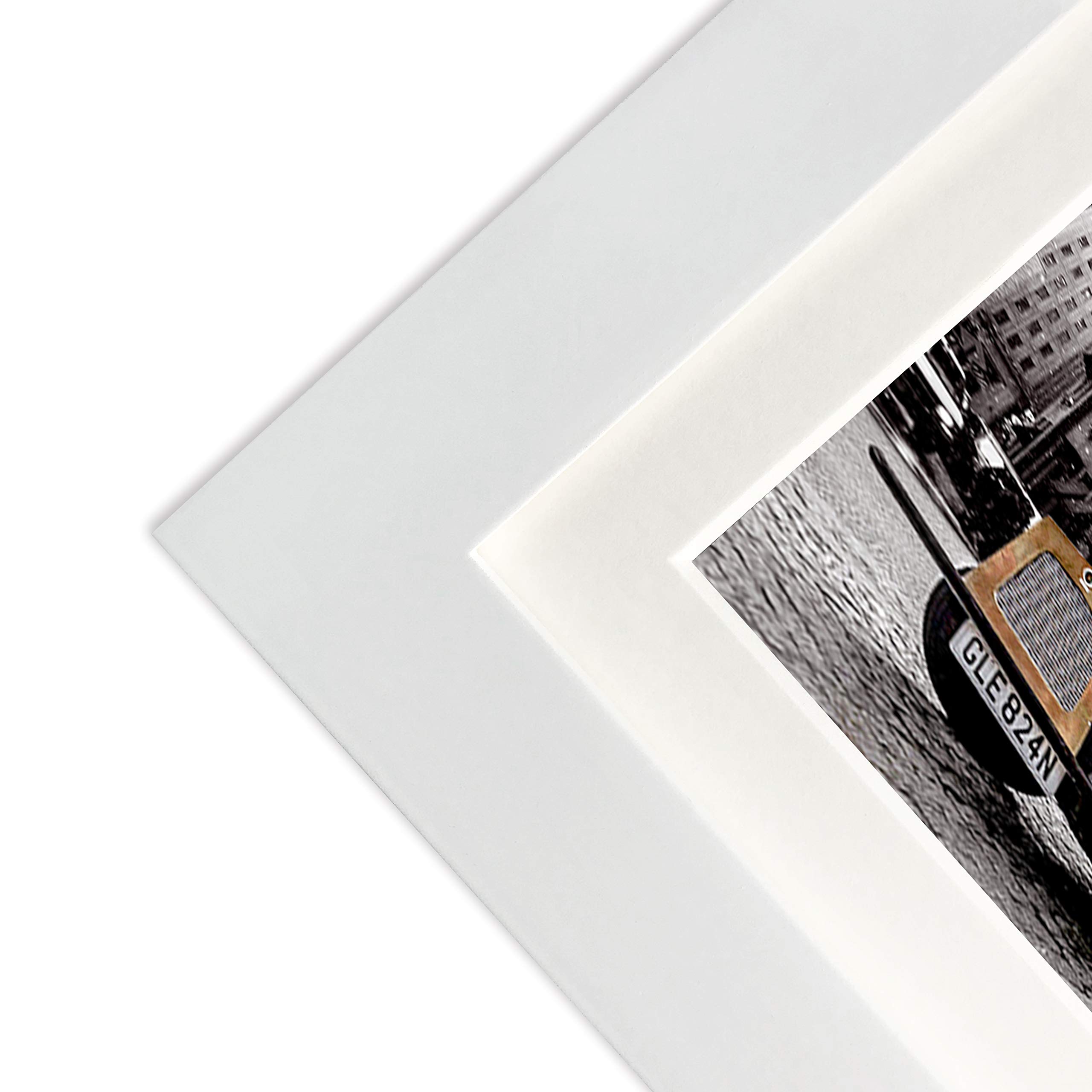 Art Emotion White 16x20 Picture Frame with 11x14 Mat (Handmade Finishing Seamless Surface)| Versatile Wood Frame for Photos, Posters, and Art | Modern Design for Home or Office Decor
