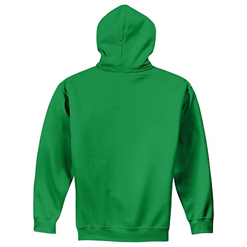 Gildan Blank Hoodie - Hooded Sweatshirt - Unisex Style 18500 Adult Pullover Irish Green