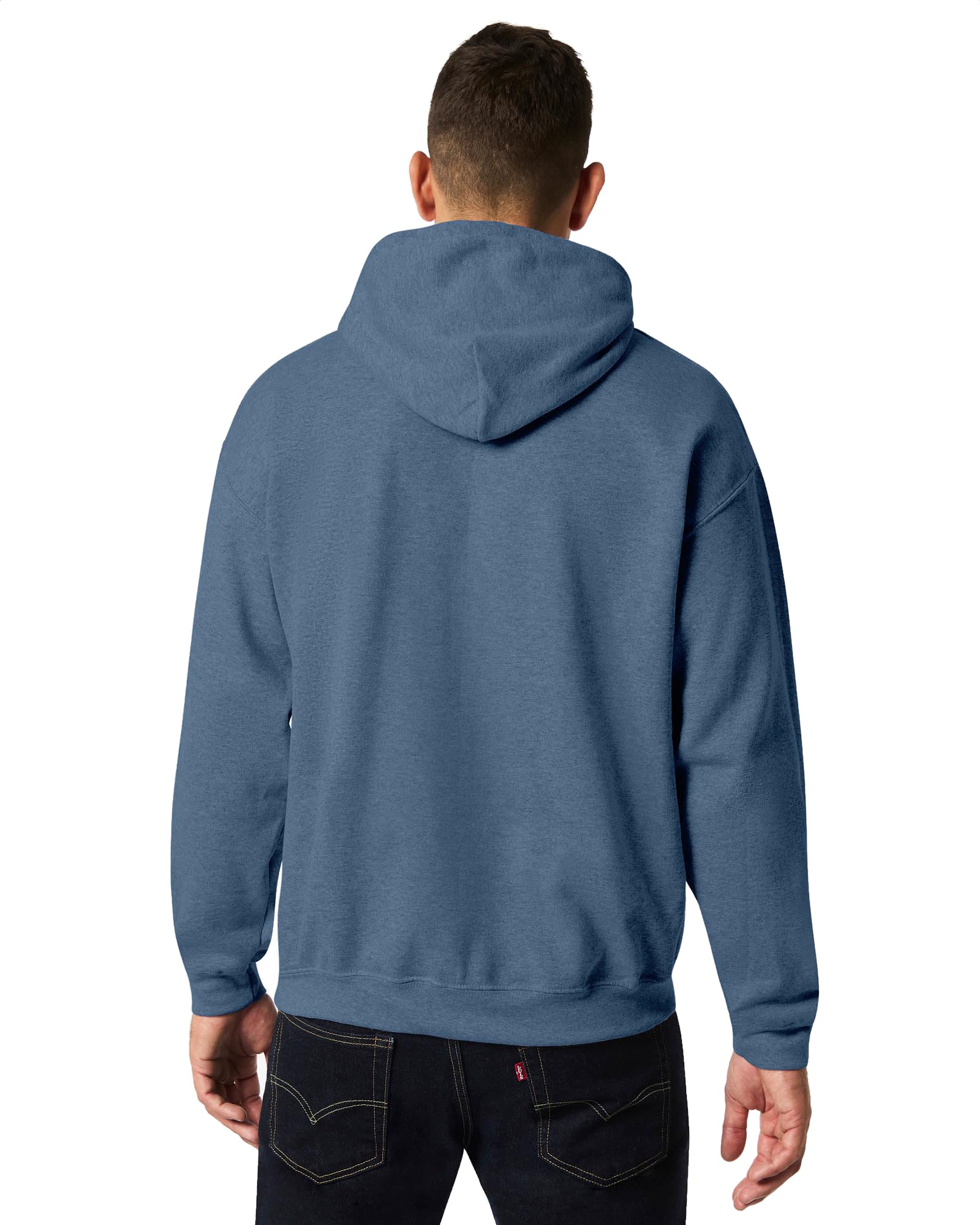 Gildan - Heavy Blend Hooded Sweatshirt - 18500 - M - Heather Sport Dark Navy