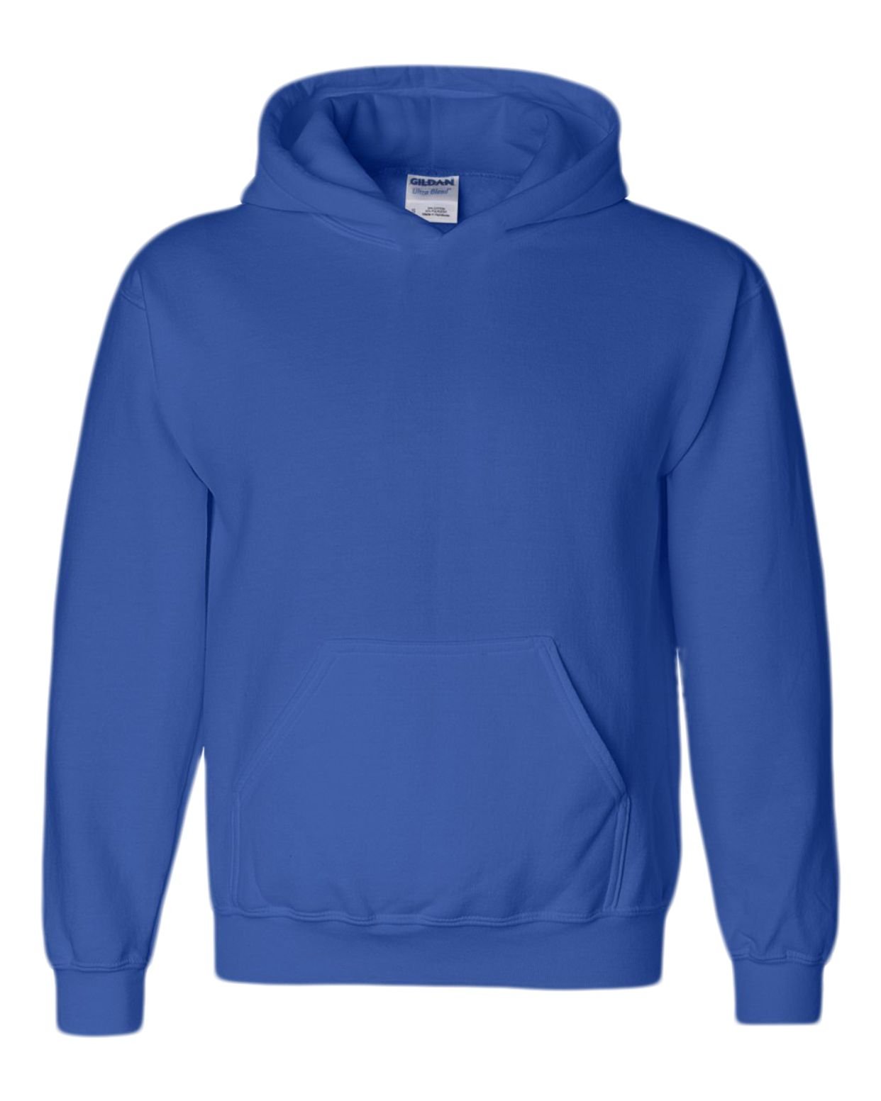 Gildan Blank Hoodie - Hooded Sweatshirt - Unisex Style 18500 Adult Pullover Royal Blue