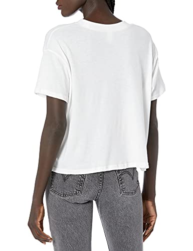 Alternative Women's Headliner Vintage Jersey Cropped T-Shirt, White, Small