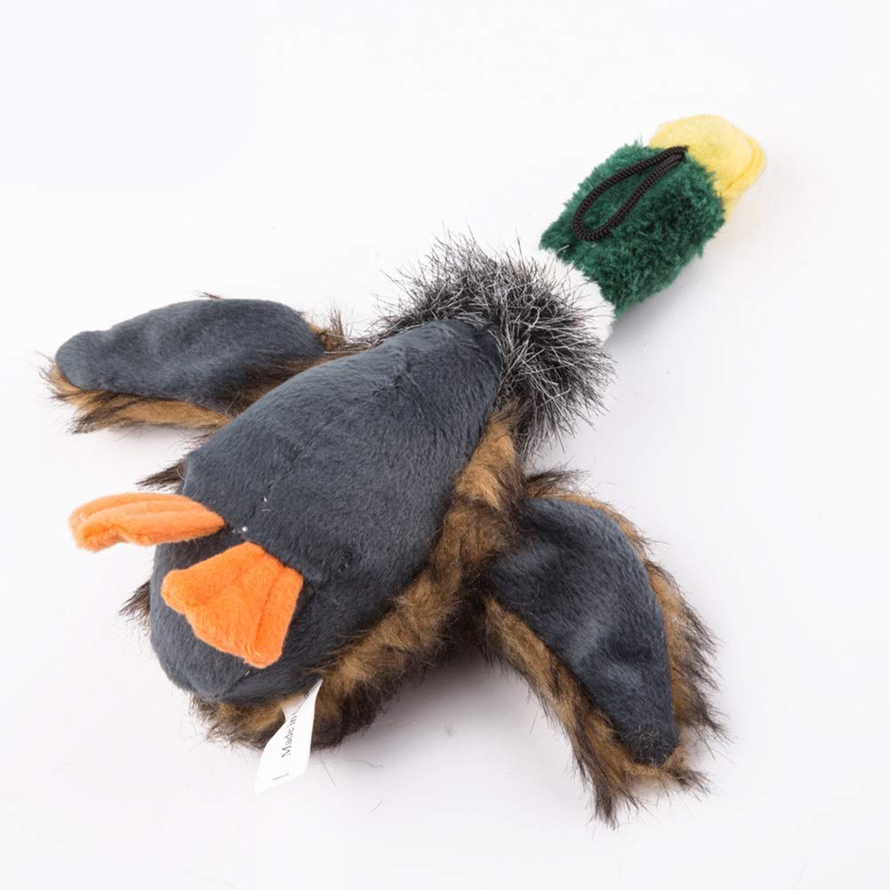 Albabara Pet Mallard Duck Dog Toy, Squeaky Dog Toy, Stuffed Plush Puppy Dog Chew Toy for Small Medium Dogs, Different