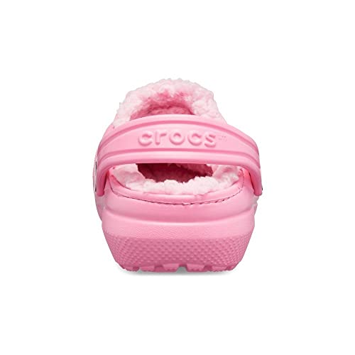 Crocs Kids' Classic Lined Clog | Kids' Slippers, Pink Lemonade/Pink Lemonade, 7 Toddler