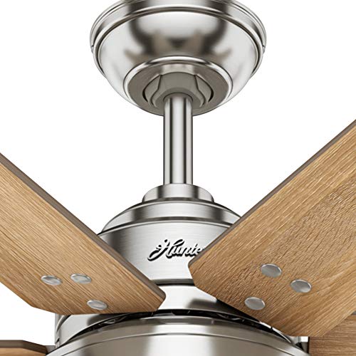 Hunter Fan Company 59398 Warrant Ceiling Fan, Brushed Nickel Finish