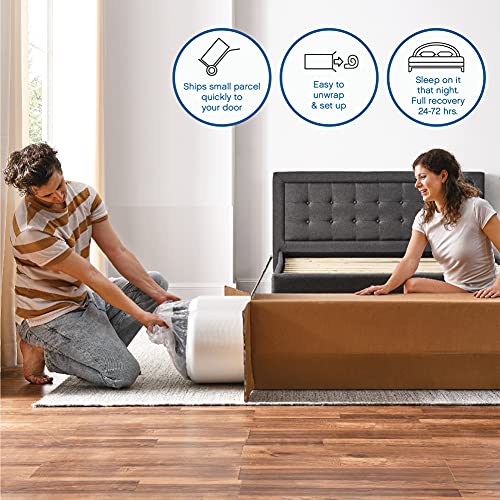 Cool Gel Chill 14 Inch Medium Firm Memory Foam Mattress Full Size, with 2 Bonus Cool Gel Memory Foam Bed Pillows, 14" with Pressure Relief, CertiPUR-US Certified, Cooling Full Mattress in a Box