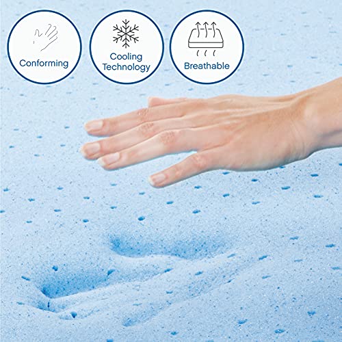 Cool Gel Chill 14 Inch Medium Firm Memory Foam Mattress Full Size, with 2 Bonus Cool Gel Memory Foam Bed Pillows, 14" with Pressure Relief, CertiPUR-US Certified, Cooling Full Mattress in a Box