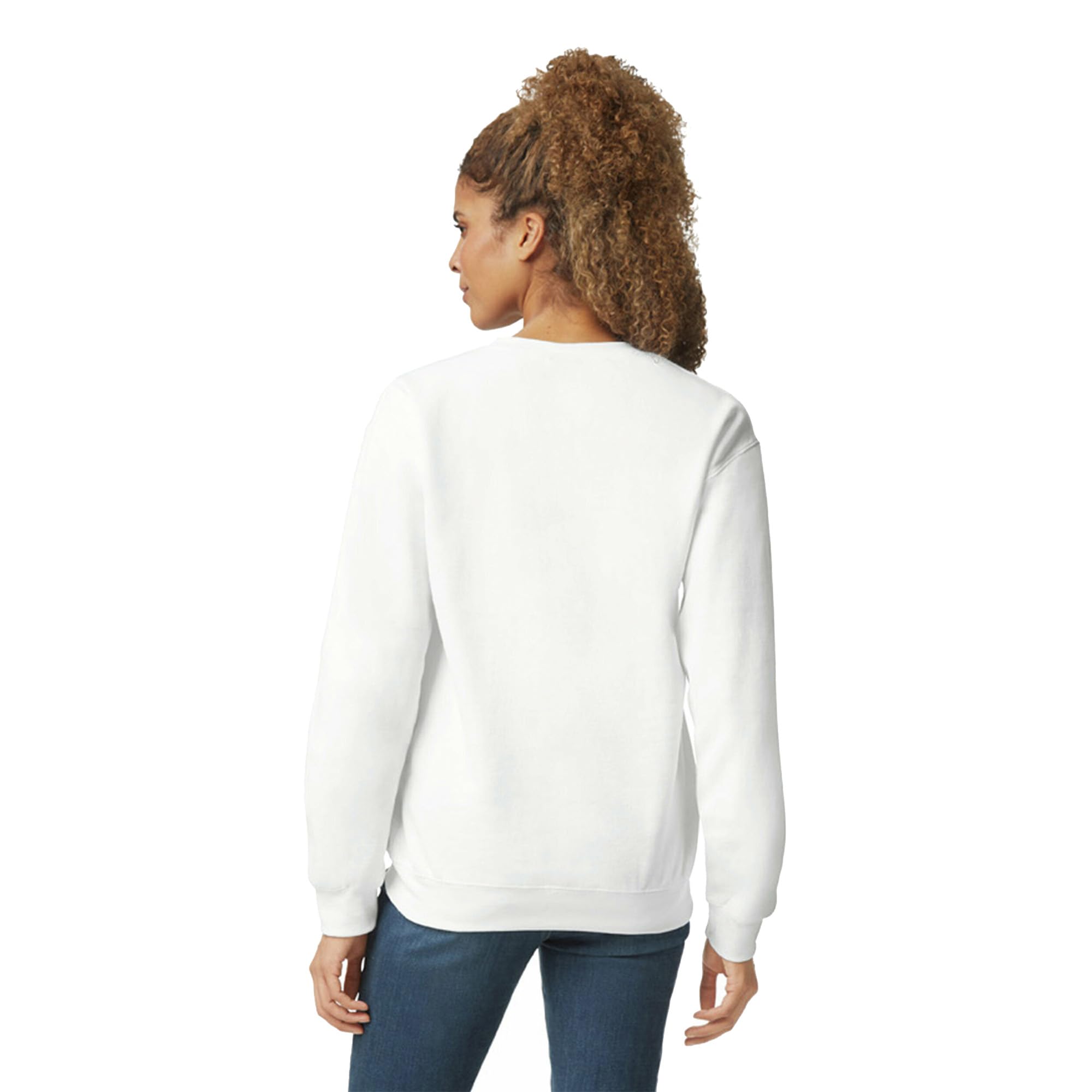 Gildan Adult Fleece Crewneck Sweatshirt, Style G18000, Multipack, White (1-Pack), 2X-Large