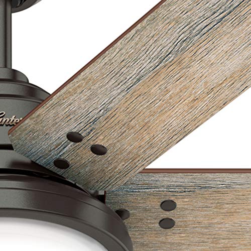Hunter Fan Company 59397 Warrant Ceiling Fan, Noble Bronze Finish