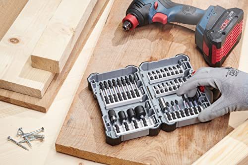 Bosch Professional 8pcs. Screwdriver Bit Set Torx (Impact Control, T15 Bits, Length 25mm, Pick and Click, Accessory Impact Drill)