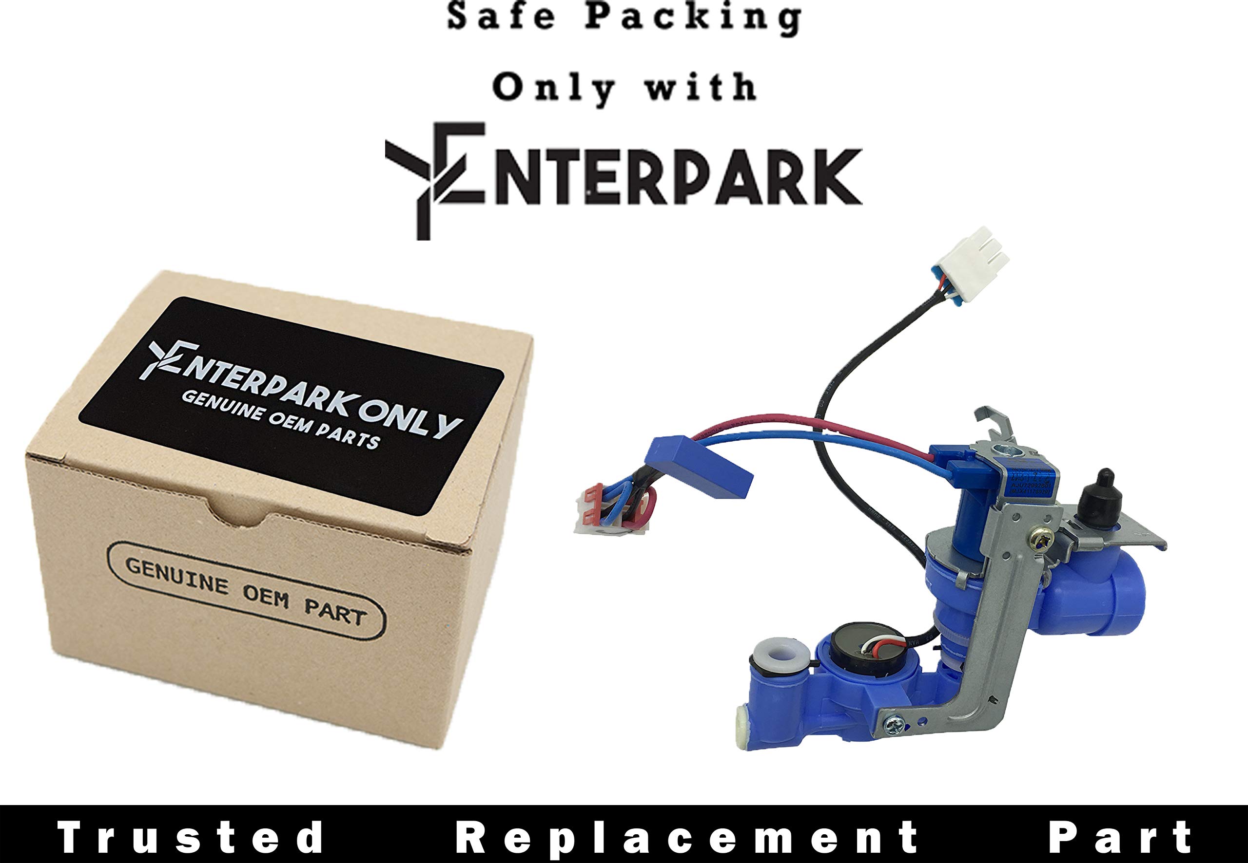 Enterpark AJU72992601 Refrigerator Water Inlet Valve Replacement Part for LG Refrigerator, Replaces AP4671476 PS3533117 5220JB2009A 5221JA2011J