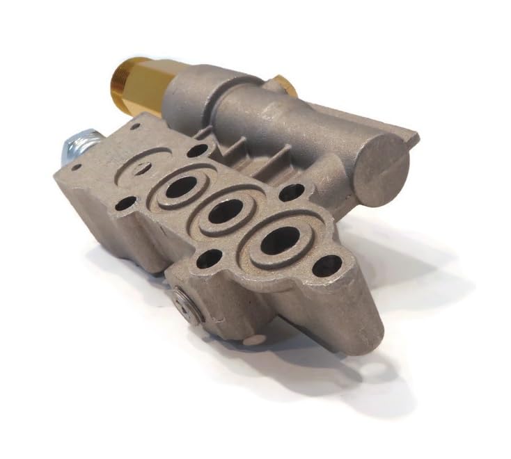 Homelite Replaces Himore Complete Outlet Manifold for Pressure Washer Pump, USES 5 Screws in This Manifold, Including O-Rings, Unloader, Outlet Pipe Chemical Injector