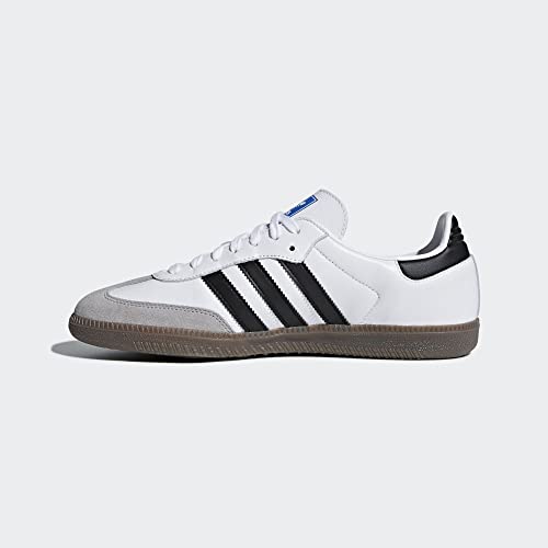 adidas Originals Men's Samba OG Sneaker White/Black/Granite 13