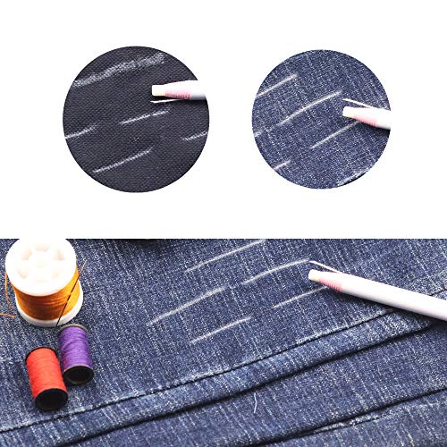 12 Pieces Sewing Mark Chalk Pencil Tailor's Marking and Tracing Tools Free Cutting Chalk Sewing Fabric Pencil,6 Colors (6 Colors)