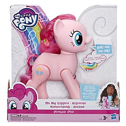 My Little Pony Toy Oh My Giggles Pinkie Pie – 20-Cm Interactive Toy with Sounds and Movement, Kids Aged 3 Years Old and Up